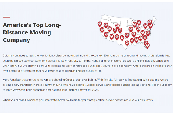 Colonial Van Lines Review